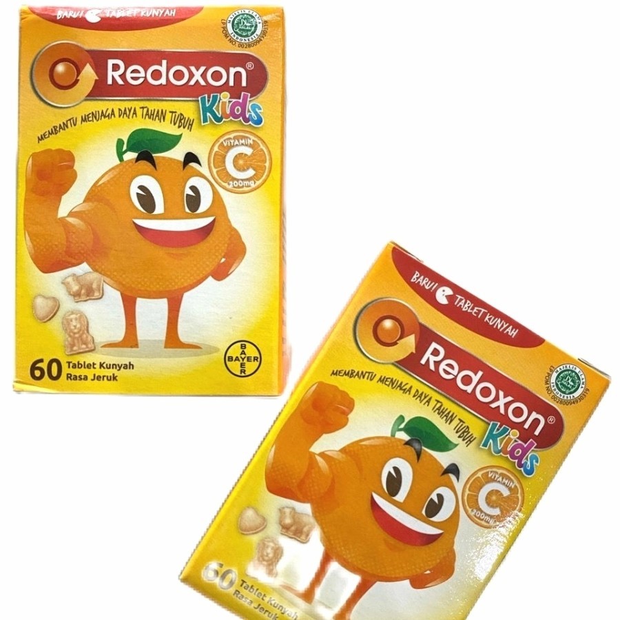 Jual REDOXON KIDS TABLET KUNYAH RASA JERUK ISI 60 TABLET - UNTUK DAYA ...