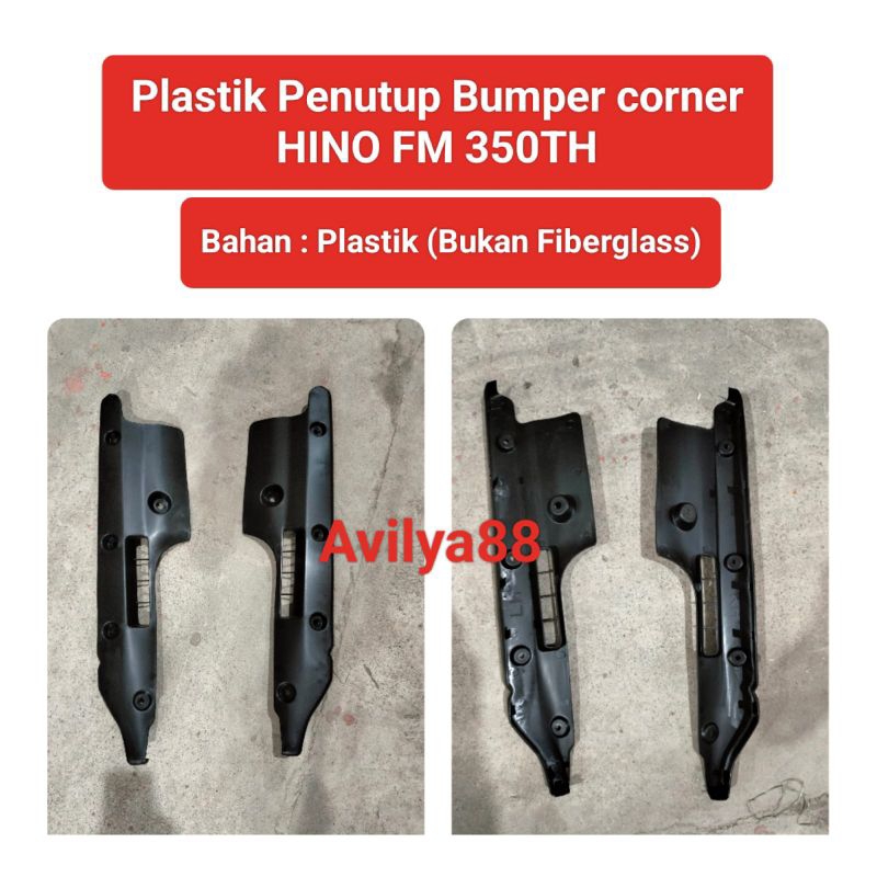 Jual Support cover penutup Tepi Bumper Hino Lohan 500 FM350 TH | Shopee ...