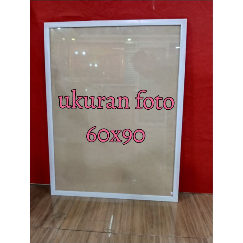 Jual Bingkai ukuran foto 60x90cm, lebar frame 3cm, pakai kaca | Shopee ...