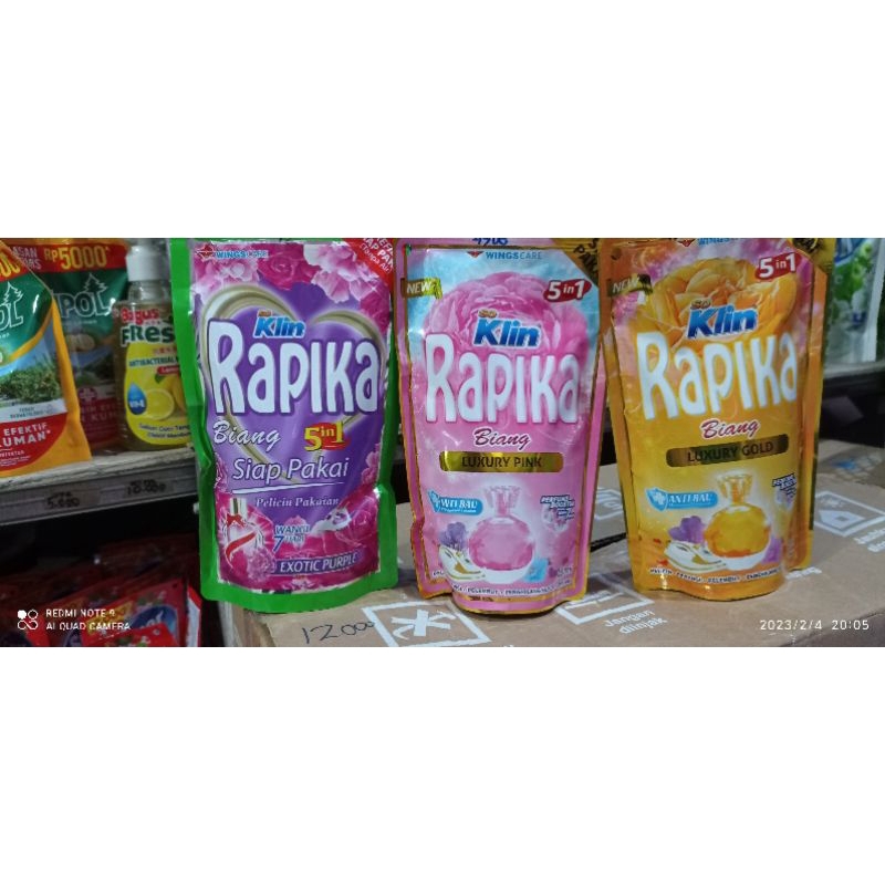 Jual Rapika Pewangi Pelembut dan Pelicin Pakaian (Parfum buat setrika ...