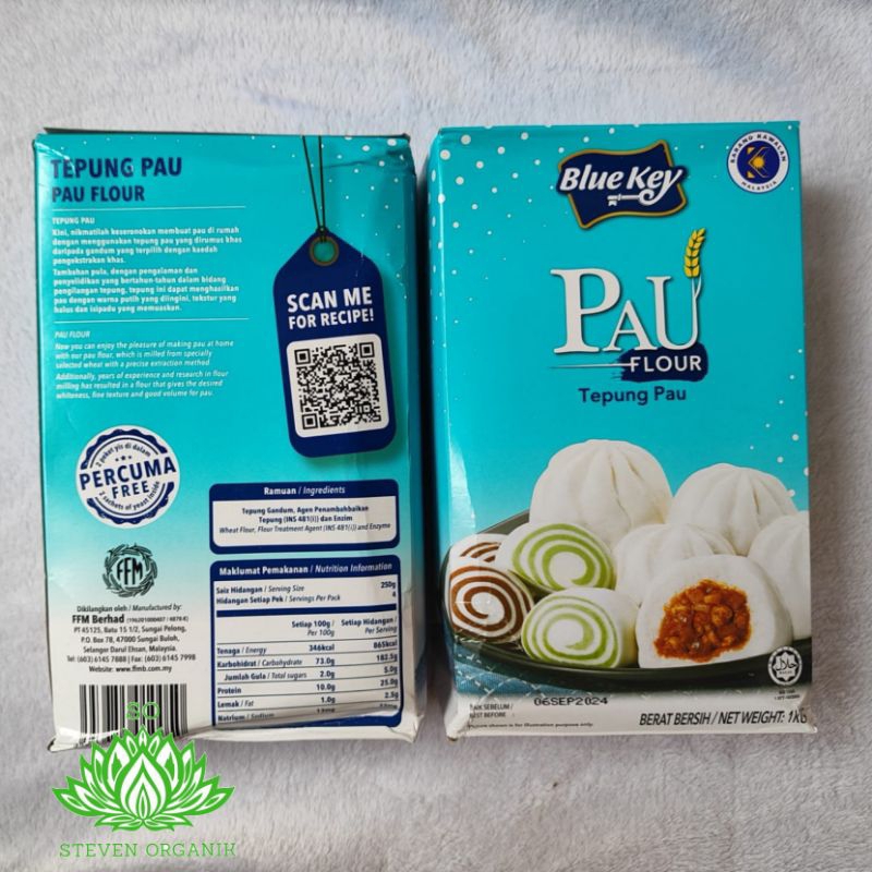 Jual Tepung Pao/ Tepung Pau Blue Key 1 kg | Shopee Indonesia
