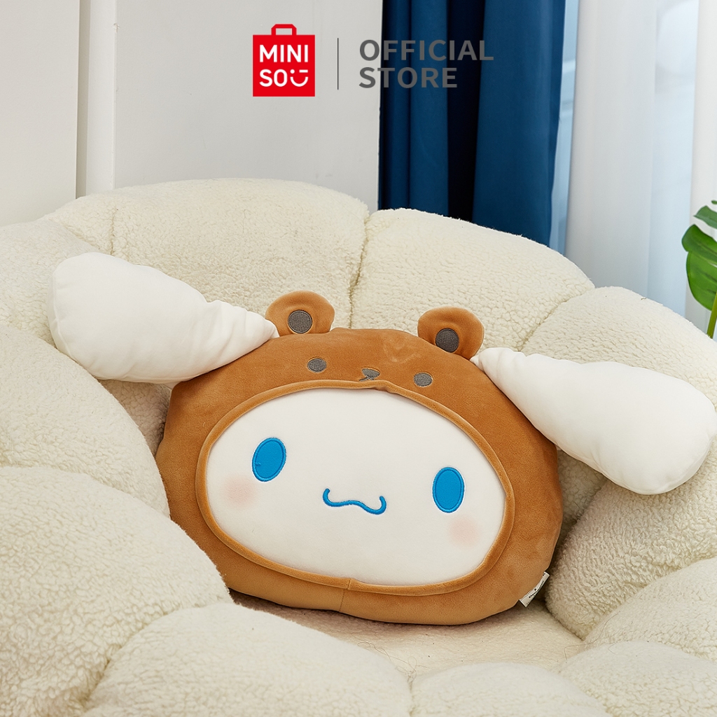 Jual MINISO x Sanrio character Head-Shape Pillow Cinnamoroll Kuromi My ...
