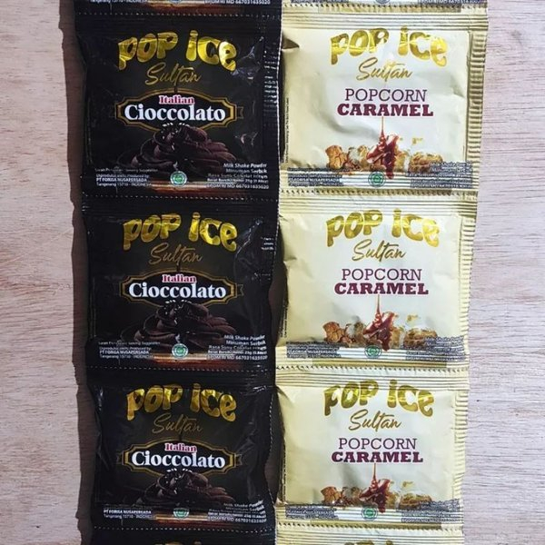 Jual POP ICE SULTAN per renceng isi 10 sachet 25 gr | Shopee Indonesia