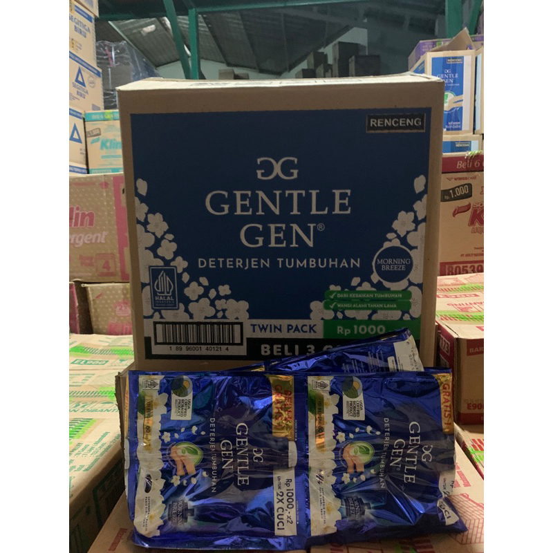 Jual Gentle Gen Detergen Cair 1 dus isi 160 sachet x 40 ml (Morning ...