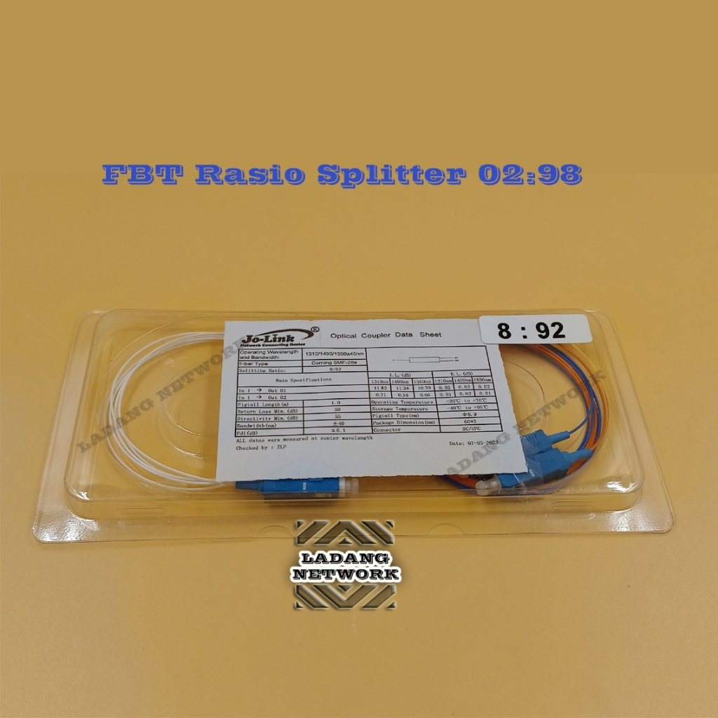 Jual FBT Rasio Splitter opsional 01:99 sd 50:50 (1 koli isi 50 pcs ...