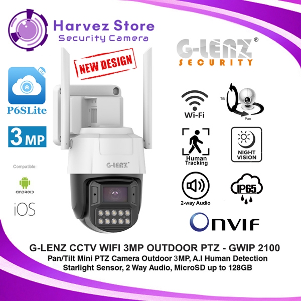 Jual GLENZ WIFI CAMERA CCTV 3 MP - GWIP 2100 OUTDOOR | CCTV WIFI OUTDOOR - GWIP 2100 | Shopee ...