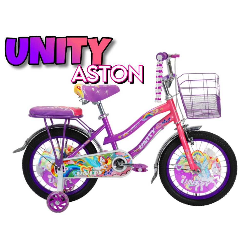 Jual Sepeda Anak Cewek Mini Unity Aston Ukuran 12 Inch, 16 Inch ...