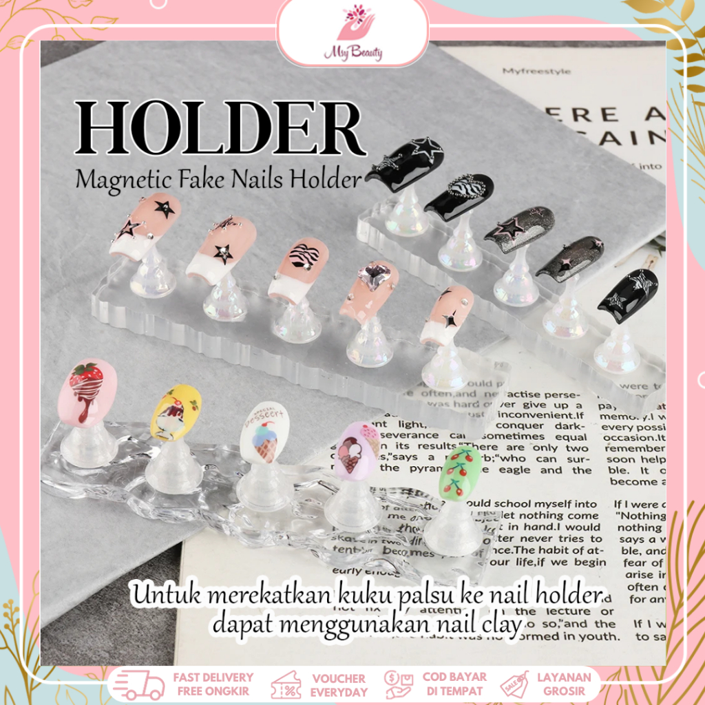 Jual MSY 1Pcs/5Pcs Holder Display Kutek Gel Magnetik untuk Latihan ...