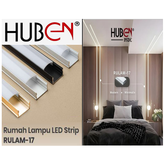 Jual Huben Rulam 17 Rumah Lampu LED Strip - Anodize | Shopee Indonesia