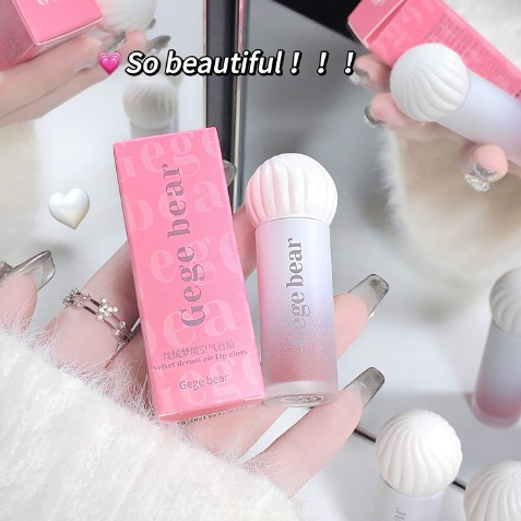 Jual GEGE BEAR Lip Velvet Dream Air Lip Glaze Matte Moisturizing Non ...