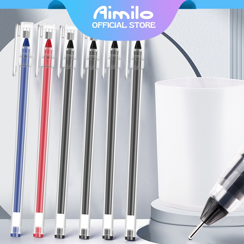 Jual [READY] Aimilo Gel Pen Pulpen Gel 3 Warna 0.5mm 1 PCS | Shopee ...