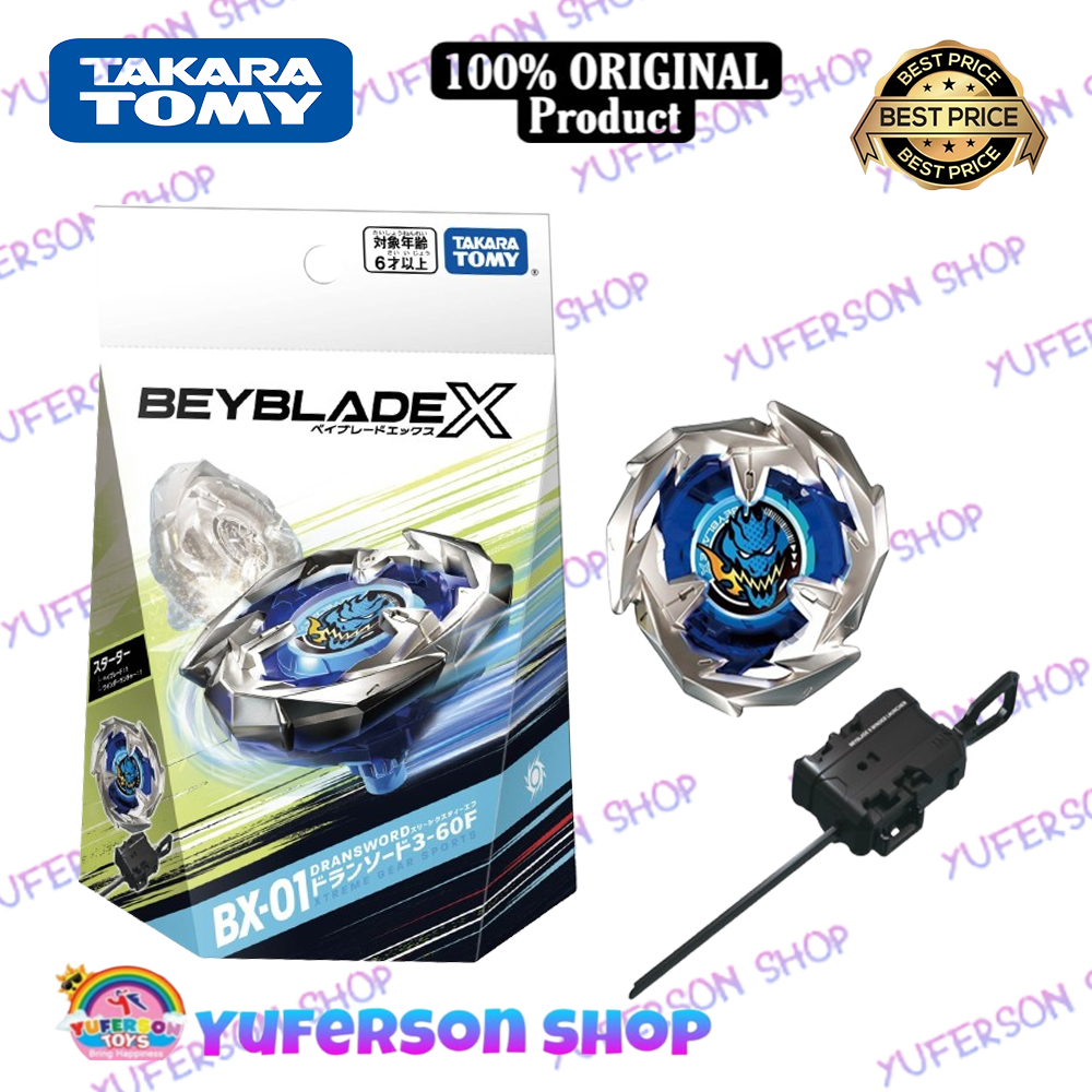 Jual Mainan Gasing Takara Tomy Beyblade X BX-01 Starter Dransword | Shopee Indonesia