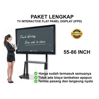 Jual TV IFP Interactive Flat Panel Lengkap Touchscreen 55 65 75 86 Inch Industrial Grade ...