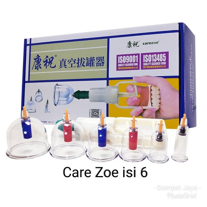 Jual Alat Bekam Kangzhu CAREZOE isi 6 Kop Angin Terapi | Shopee Indonesia