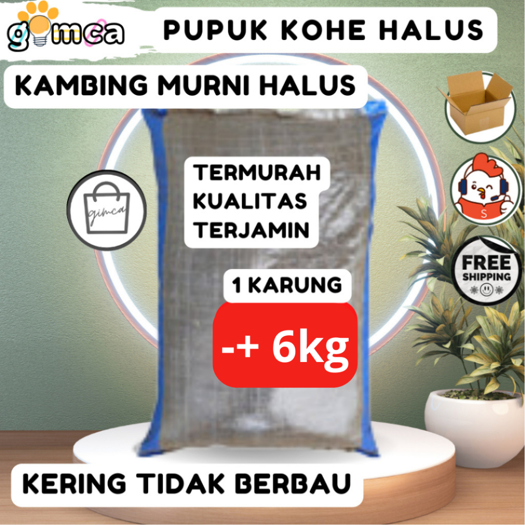 Jual 1 karung Pupuk Kandang permentasi Kohe Kambing Halus kering tidak ...