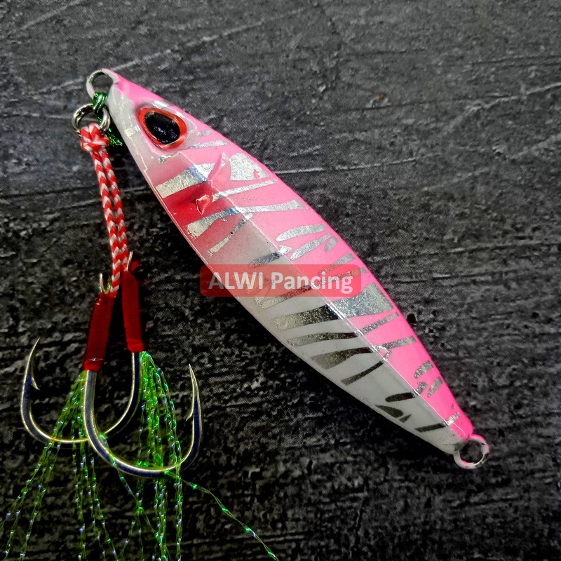 Jual ALWIX Umpan Metal Jig KOIKA ZEBRA UV GID 10gr 15gr 20gr 30gr 40gr 60gr SlowJigging | Shopee ...