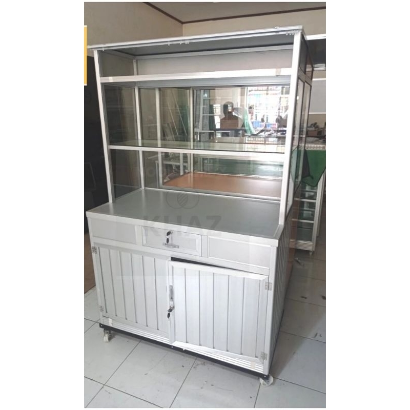 Jual gerobak etalase alumunium | Shopee Indonesia