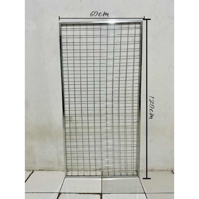 Jual Jaring Ram BESI KROM gantungan aksesoris 60x120cm | Shopee Indonesia