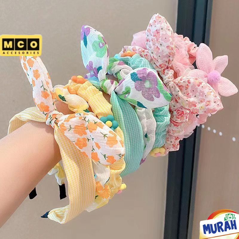 Jual Bando Anak Perempuan Set Isi 3 Aksesoris Rambut Bandana Anak ...