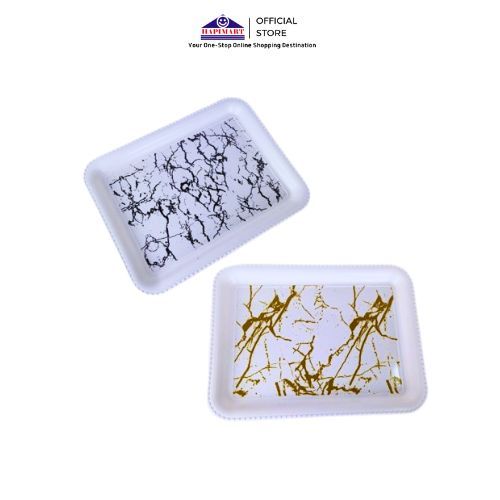 Jual Tray Baki Plastik Rectangle Baki Nampan Persegi Panjang Putih ...