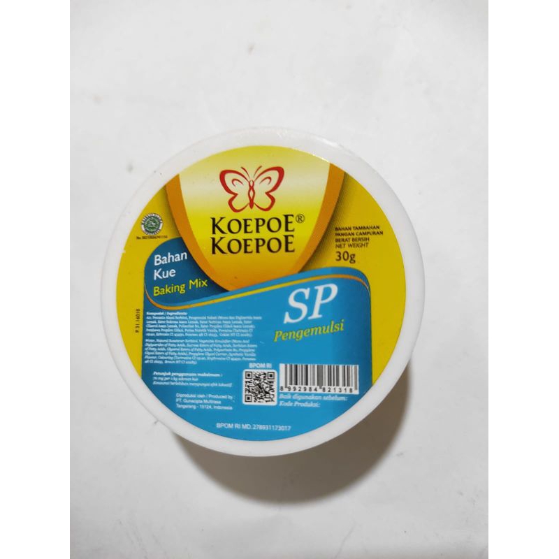 Jual Koepoe Koepoe / Kupu Kupu Pengemulsi SP 30 gr Koe Poe | Shopee ...