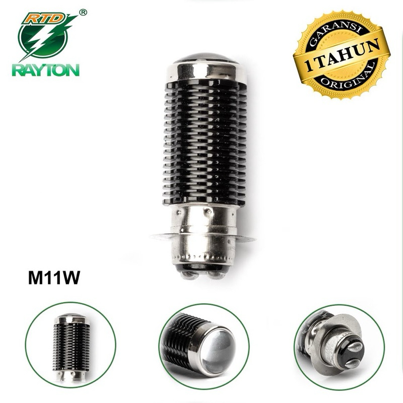 Jual RTD RAYTON LAMPU UTAMA / LAMPU DEPAN MOTOR LED PUTIH M11W | Shopee Indonesia