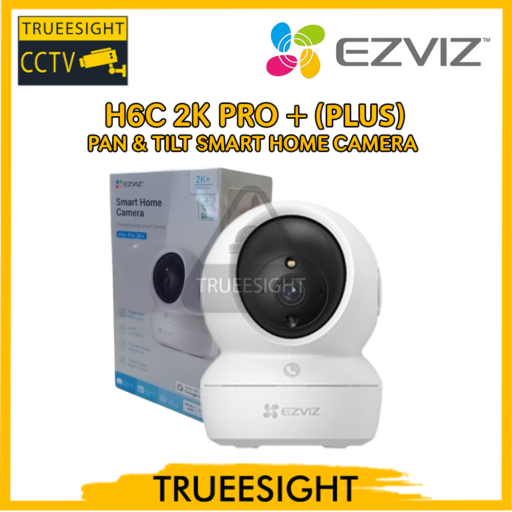 Jual EZVIZ H6c PRO 2K⁺ Pan & Tilt Smart Home Camera | Shopee Indonesia
