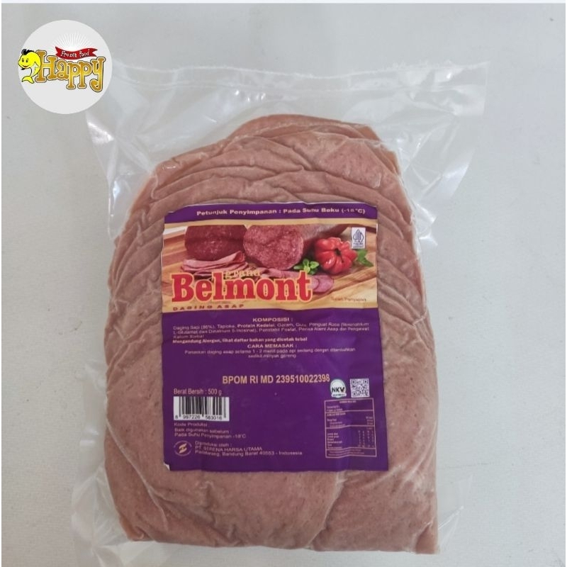 Jual Belmont Smoke Beef Daging Sapi Asap Beku Frozen 500 gr | Shopee ...