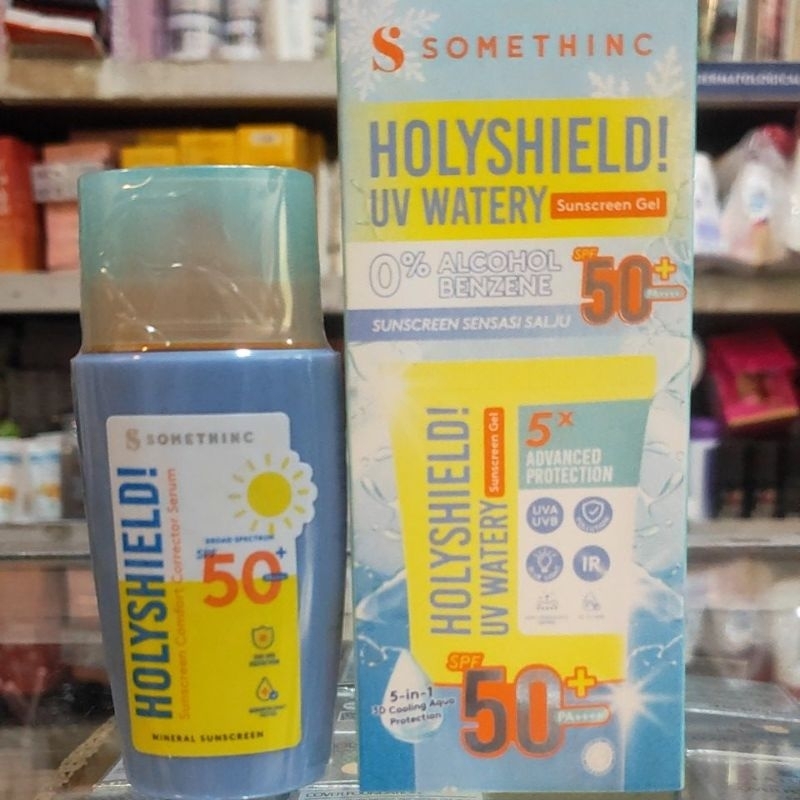 Jual Somethinc Holyshield! UV Watery Sunscreen Gel SPF 50+ PA++++ 50gr ...