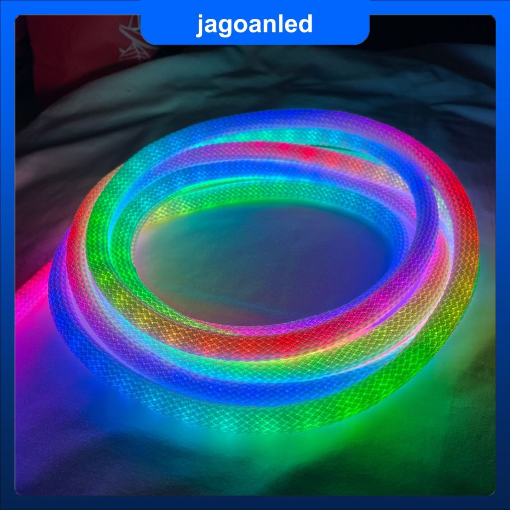 Jual WS2811 Rope Light RGBIC 360° Round Waterproof IP67 | Shopee Indonesia