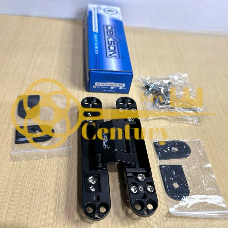Jual Engsel Concealed Dekkson ES CONC D40 Black Adjustable Invisible ...