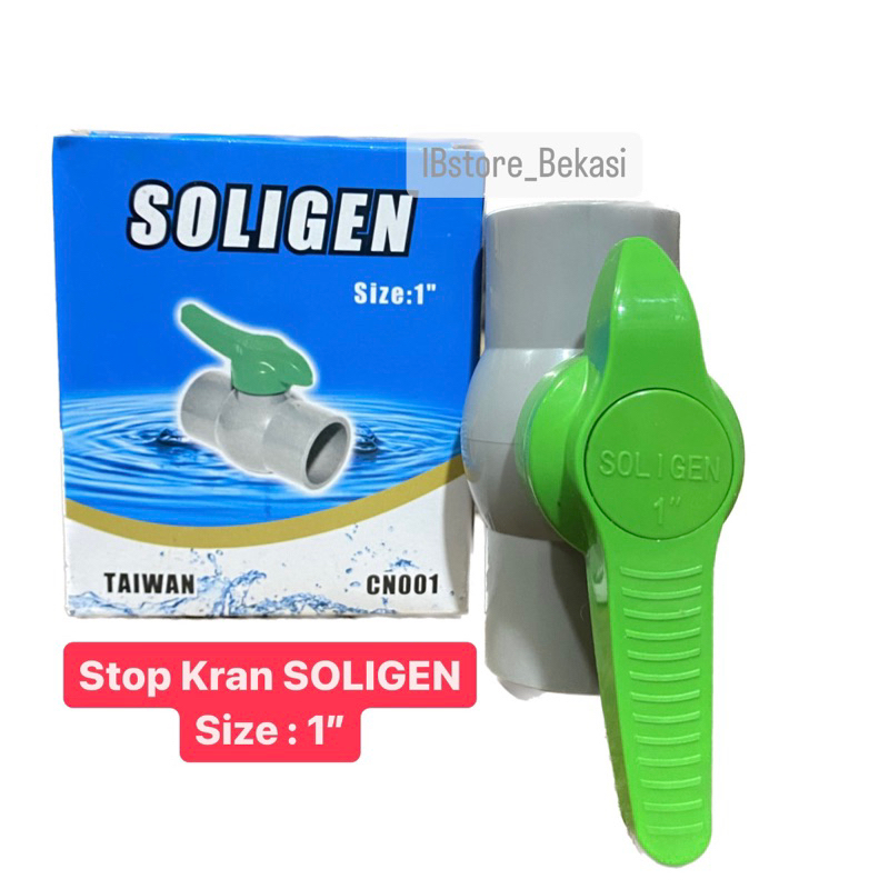 Jual Ball valve Ballvalve PVC / stop kran PVC SOLIGEN CN 001 1 ...