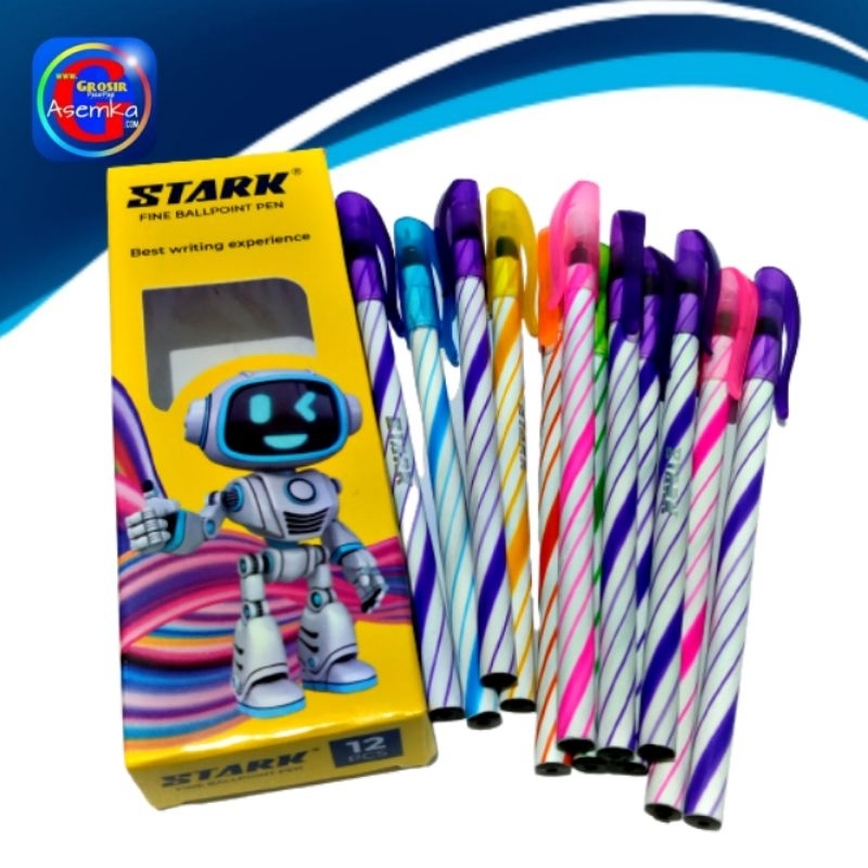 Jual Pulpen Pen Ulir Stark ST-9106 12pcs | Shopee Indonesia
