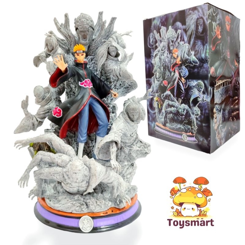 Jual Statue Naruto The Rinnegan Pain Akatsuki Cloud Action Figure ...