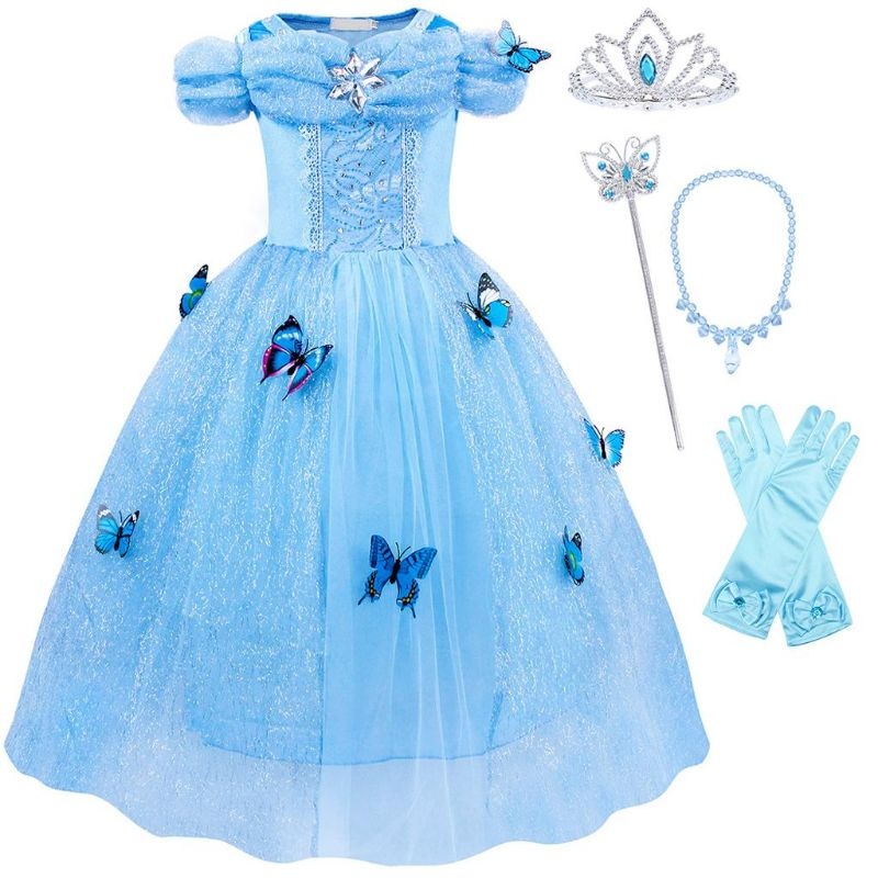 Jual Gaun Princess Baju Princess Dress Princess Kostum Princess Gaun Putri Dress Putri