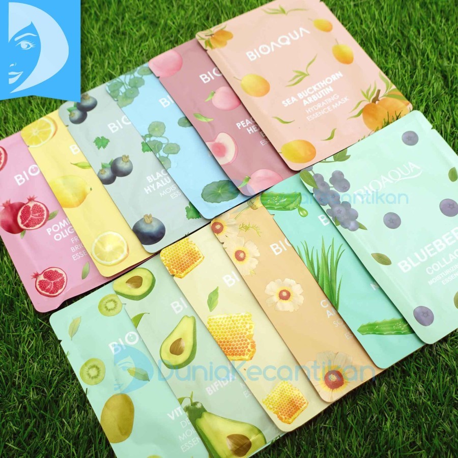 Jual BIOAQUA Sheet Mask Natural Serum Series Facial Treatment /Masker ...