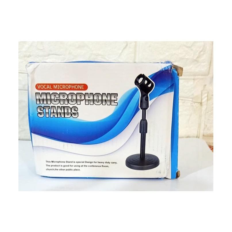 Jual dudukan microphone meja mic univelsal/stand mic/tempat mic/holder ...