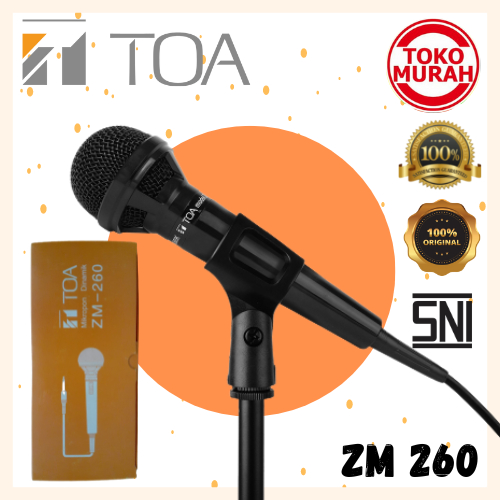 Jual Mic/Microphone/Mikropon Dinamik TOA ZM 260 | Shopee Indonesia