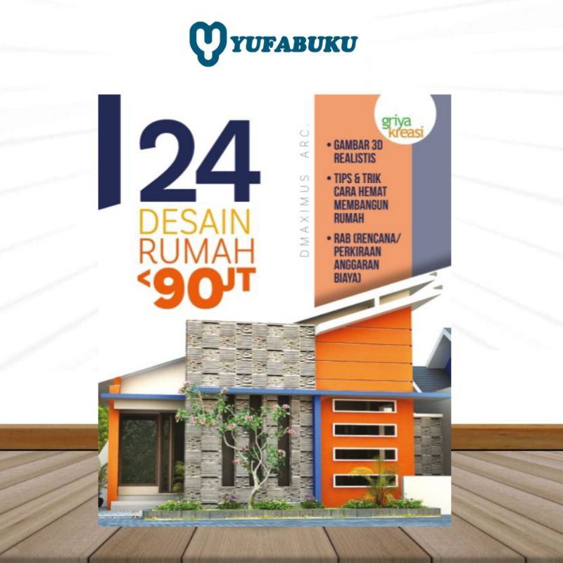 Jual Buku 24 Desain Rumah Kurang 9 JT Griya Kreasi YUFABUKU | Shopee Indonesia