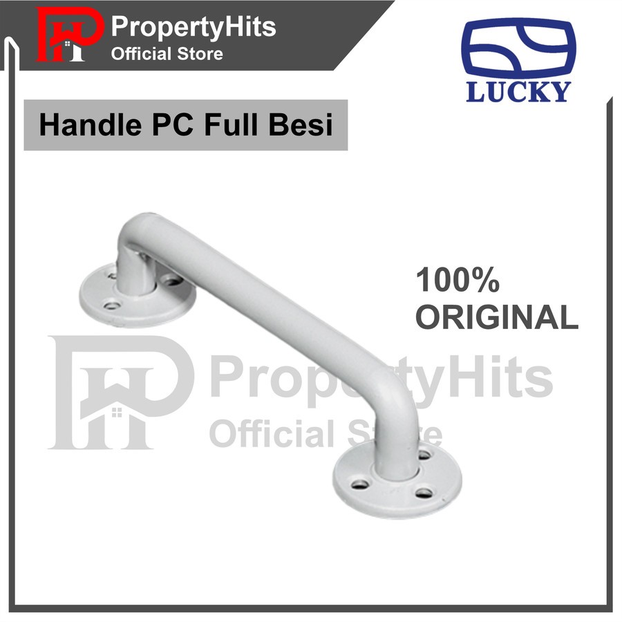 Jual Pull Handle LUCKY Tarikan Pintu Garasi Full Besi Gagang Bulat ...