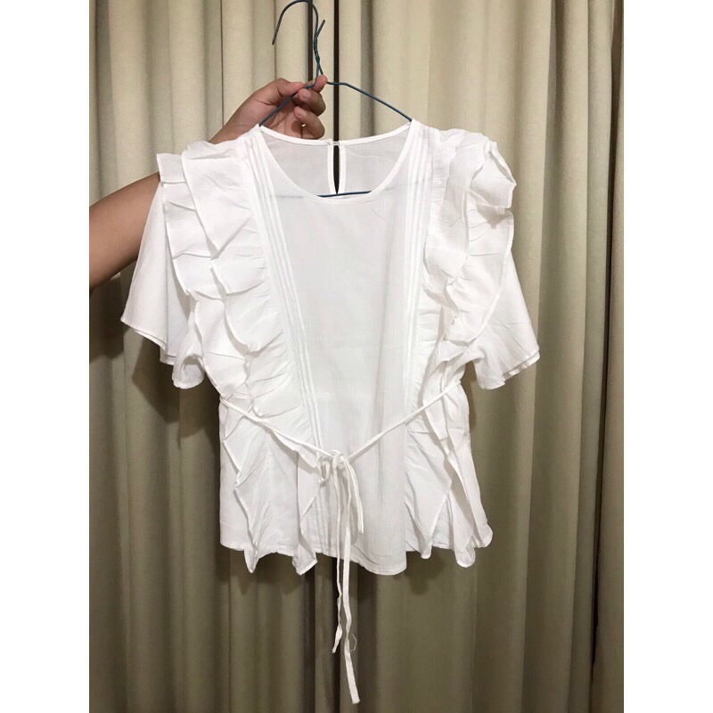 Jual Blouse Wanita / Atasan Wanita / Atasan Putih / Blouse Putih / Baju ...