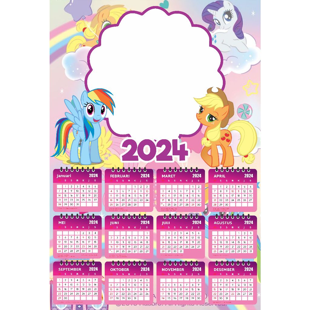 Jual Kalender Poster 2024 Kalender Toko, Kalender Usaha, Kalender UMKM ...
