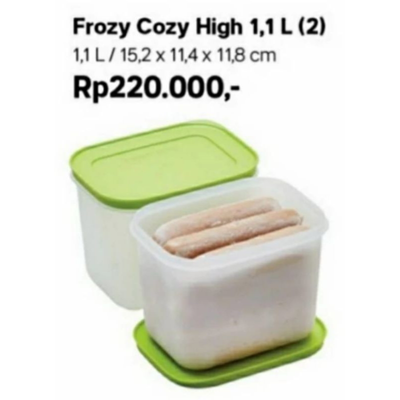 Jual Frozy cozy high 1,1L tupperware | Shopee Indonesia