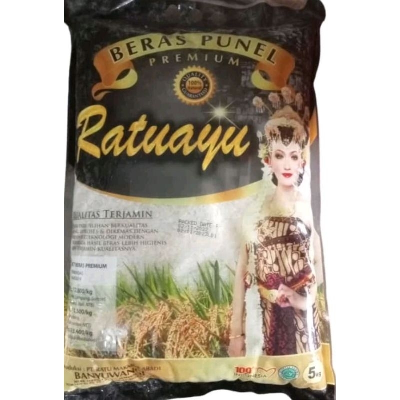 Jual Beras premium ratu ayu hitam berat 5kg | Shopee Indonesia