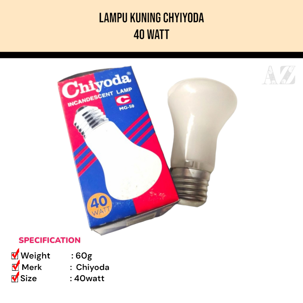 Jual Lampu Kuning Panas Chiyoda bentuk LED , 40 watt | Shopee Indonesia