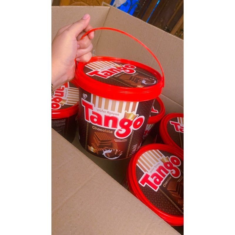 Jual PROMO MURAH TANGO Wafer Jar Rasa Cokelat dan vanilla 300g sertakan ...