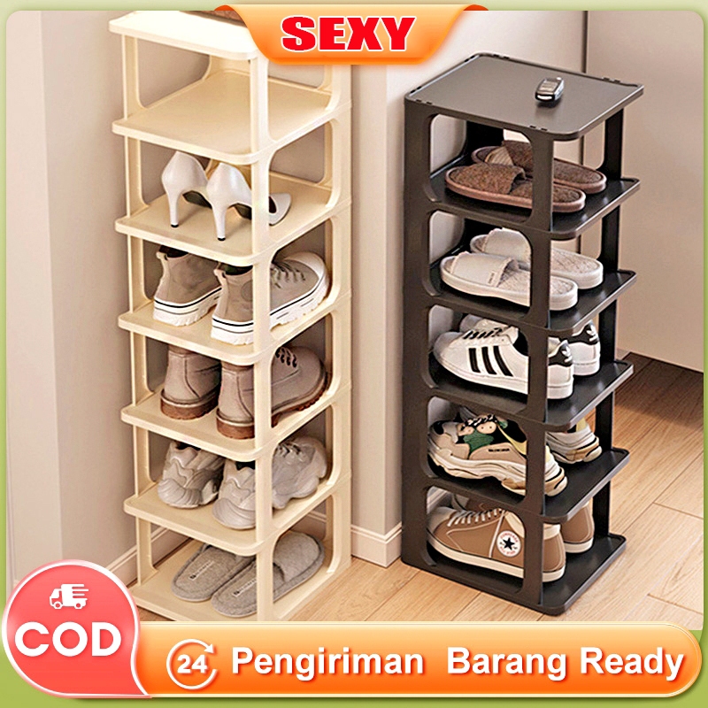 Jual WARM LAB Rak Sepatu Sandal Plastik / Rak Serbaguna Plastik / Rak ...