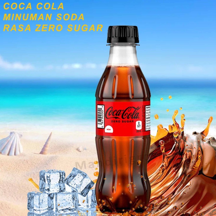 Jual Minuman Bersoda Botol * Coca cola Zero Sugar * Minuman Rasa Kola ...