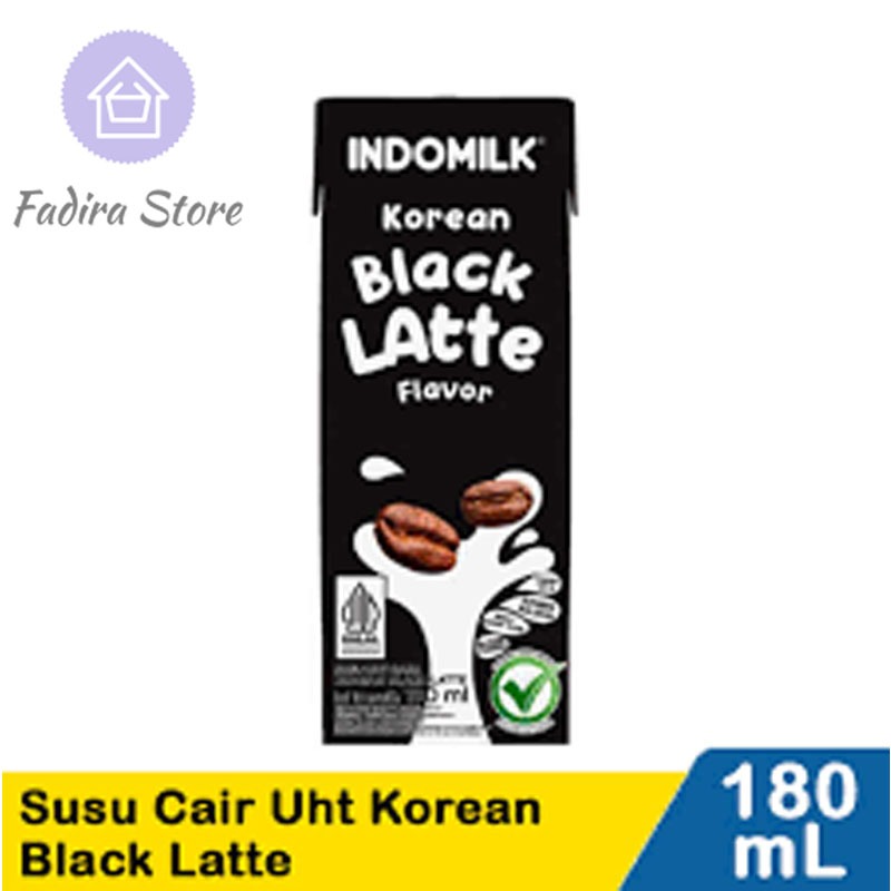 Jual Susu UHT Indomilk Black Latte 180ml | Shopee Indonesia