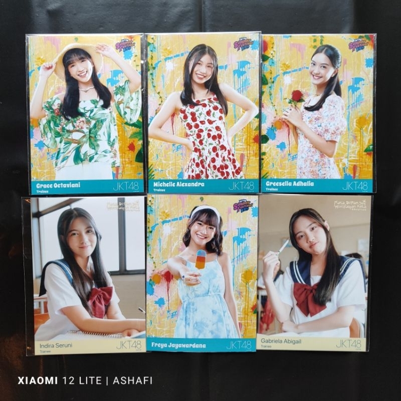 Jual Photopack Summer Fest & MV JKT48 (Freya, Michie, Gracie, Greesel ...